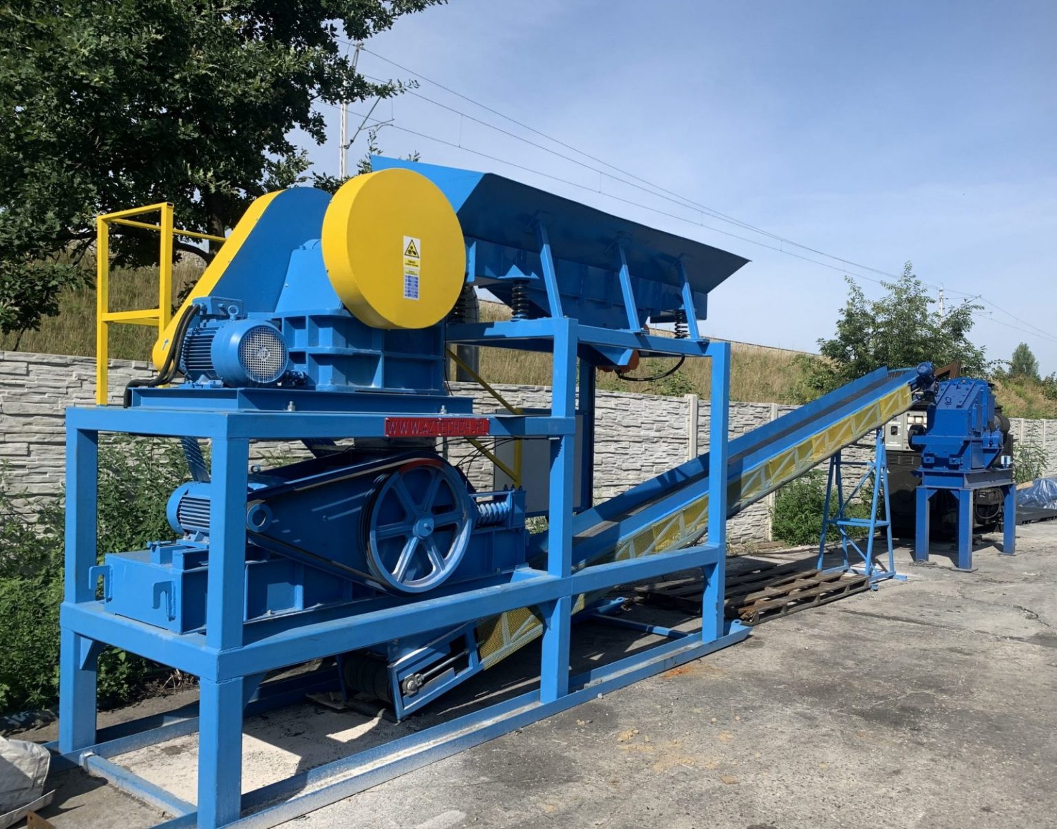 Linia do kruszenia odpadów z kamienia – Aztech